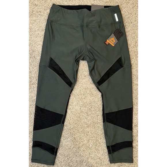 RBX | Pants & Jumpsuits | Rbx Womens Activewear Mesh Panel 78 Ankle ...